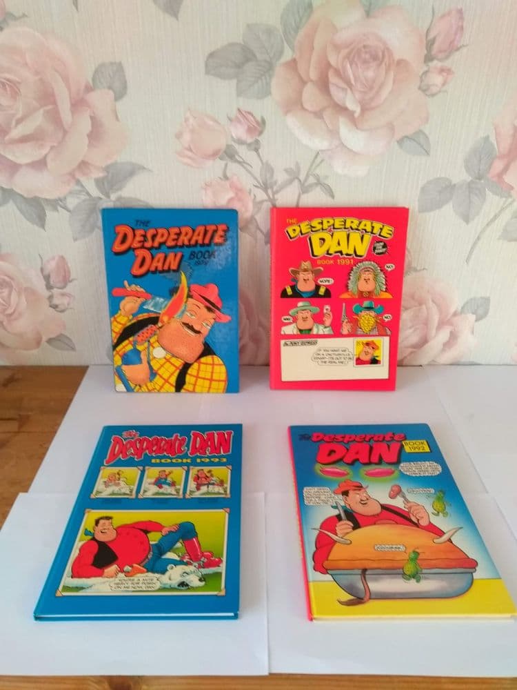 Desperate Dan Book 1979 91 92 93 Bundle 1 Hardback