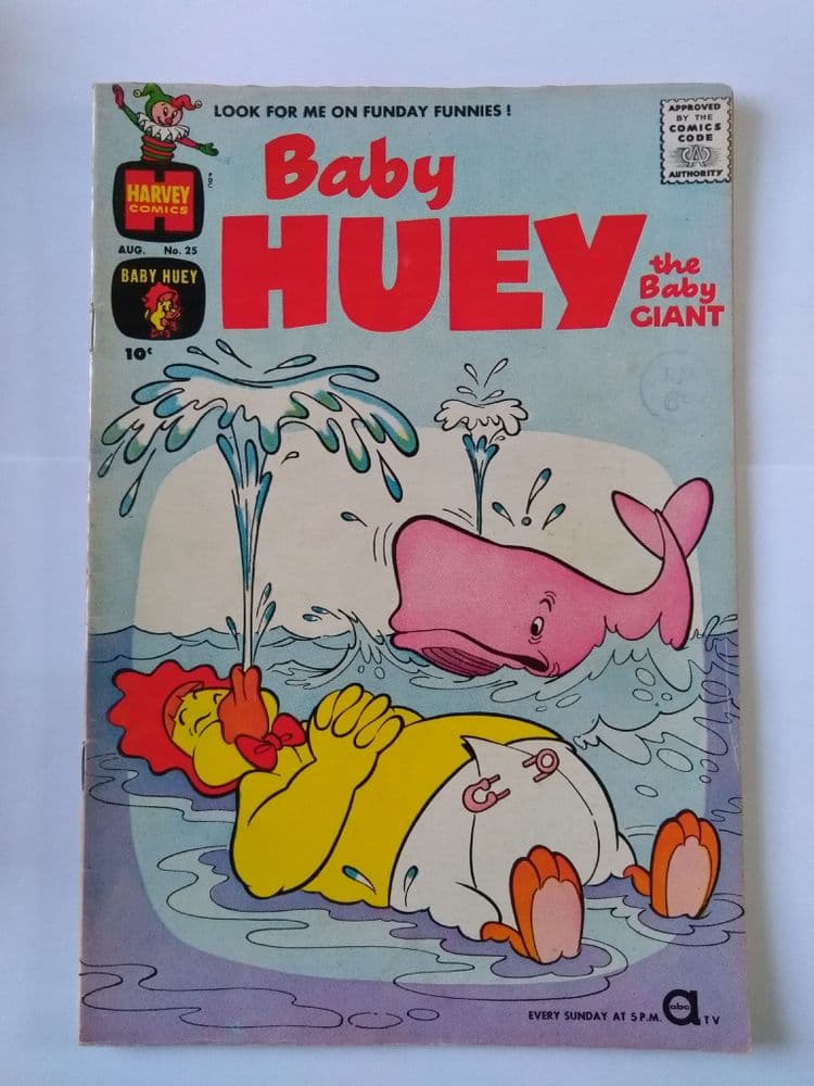 HARVEY COMICS BABY HUEY THE BABY GIANT VOL 1 NO 25 August 1960
