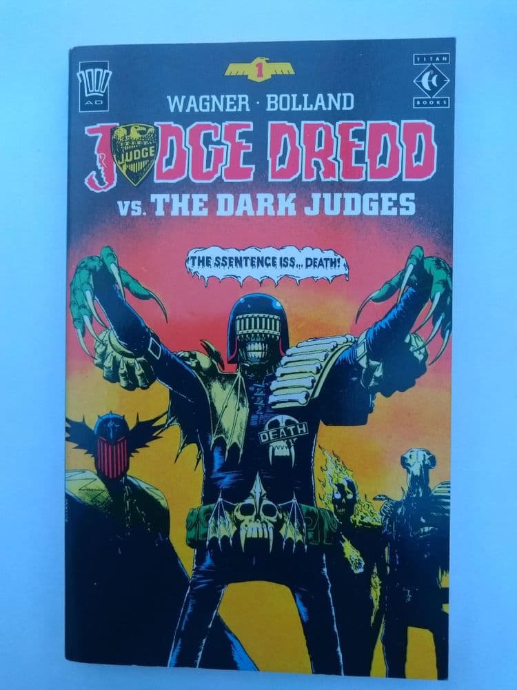 JUDGE DREDD VS THE DARK JUDGES BY JOHN WAGNER NO 1 PAPERBACK
