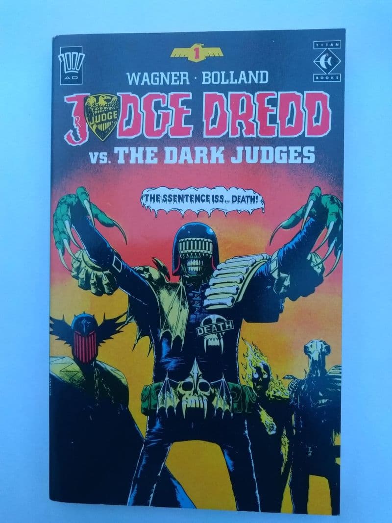 JUDGE DREDD VS THE DARK JUDGES BY JOHN WAGNER NO 1 PAPERBACK