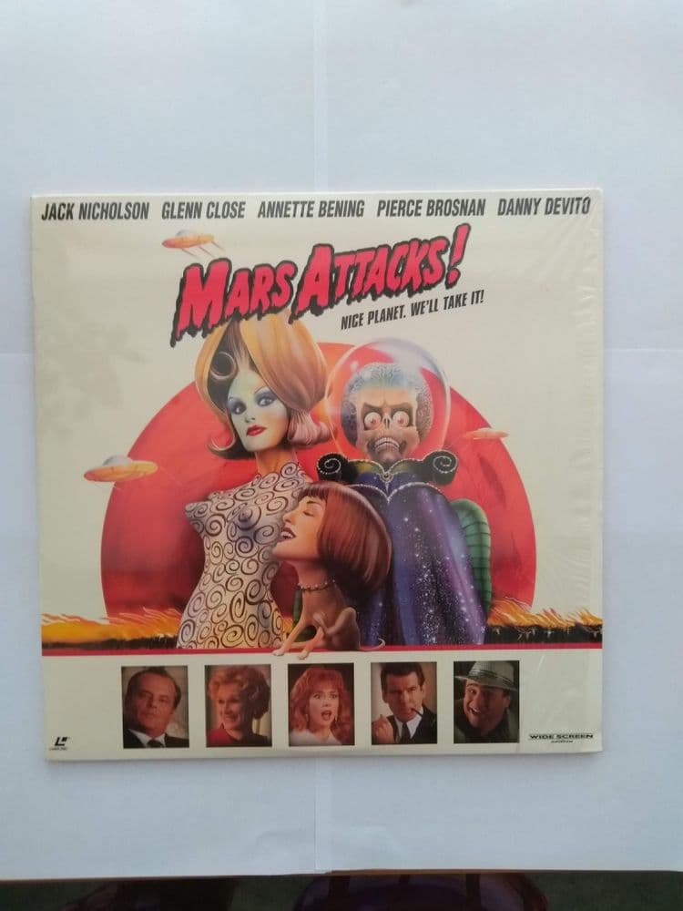 MARS ATTACK LASER DISC