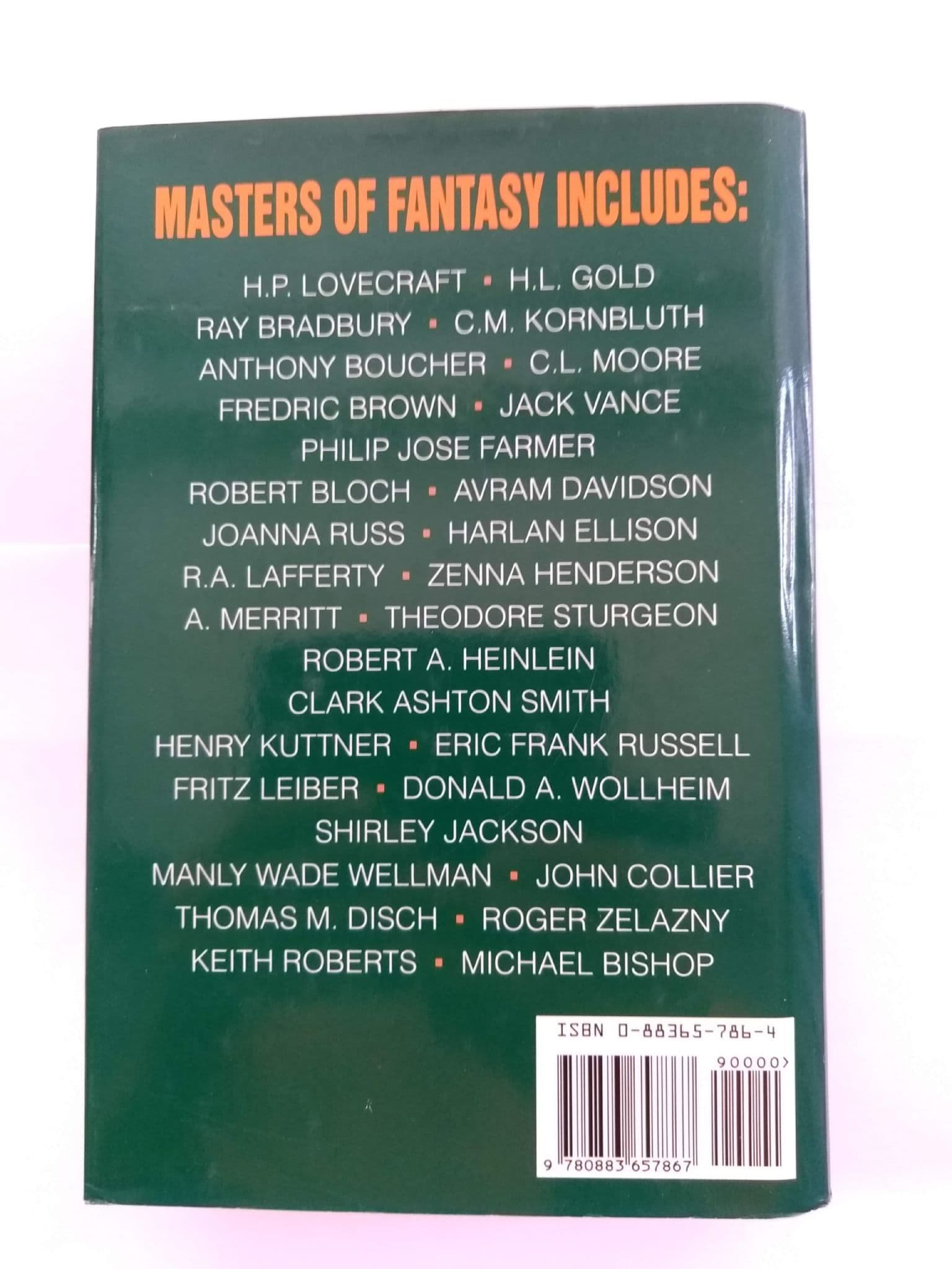 MASTERS OF FANTASY Edited by Terry Carr & Martin Harry Greenberg Hardcover