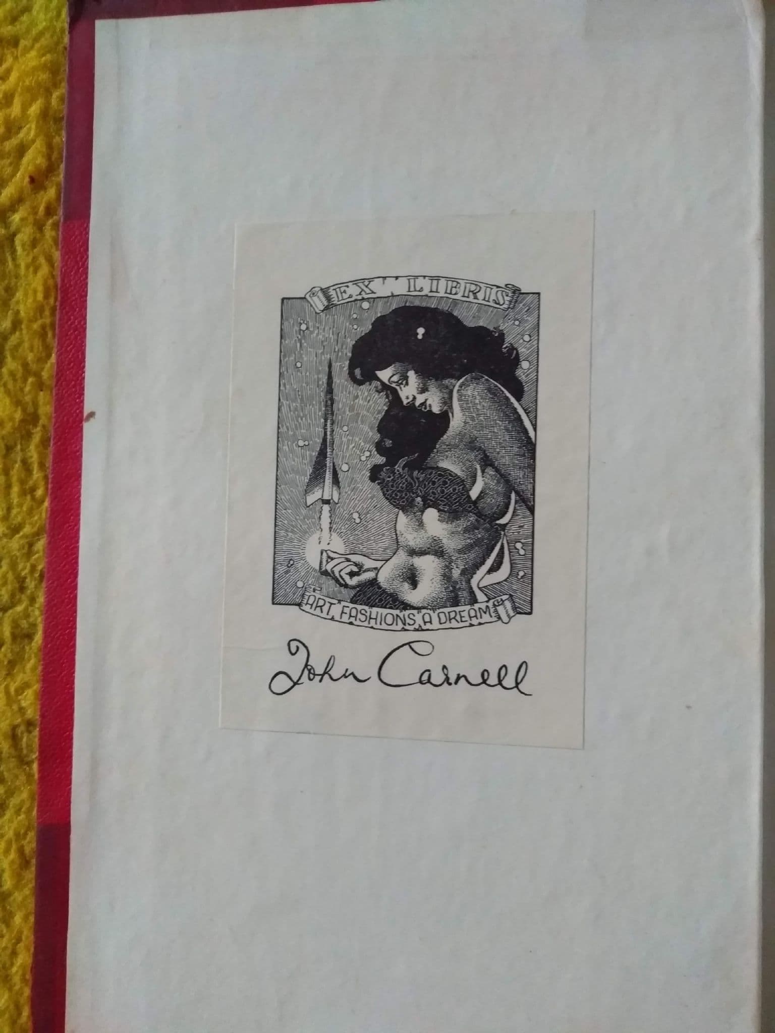 NEW WORLDS MAGAZINE 4 VOLUMES OWNED by John CARNELL