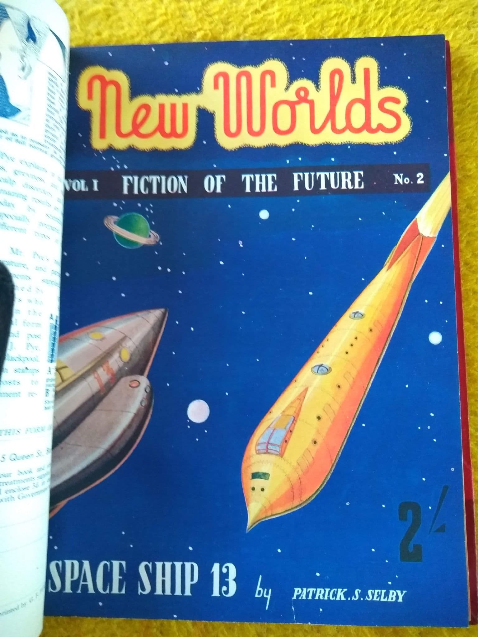 NEW WORLDS MAGAZINE 4 VOLUMES OWNED by John CARNELL