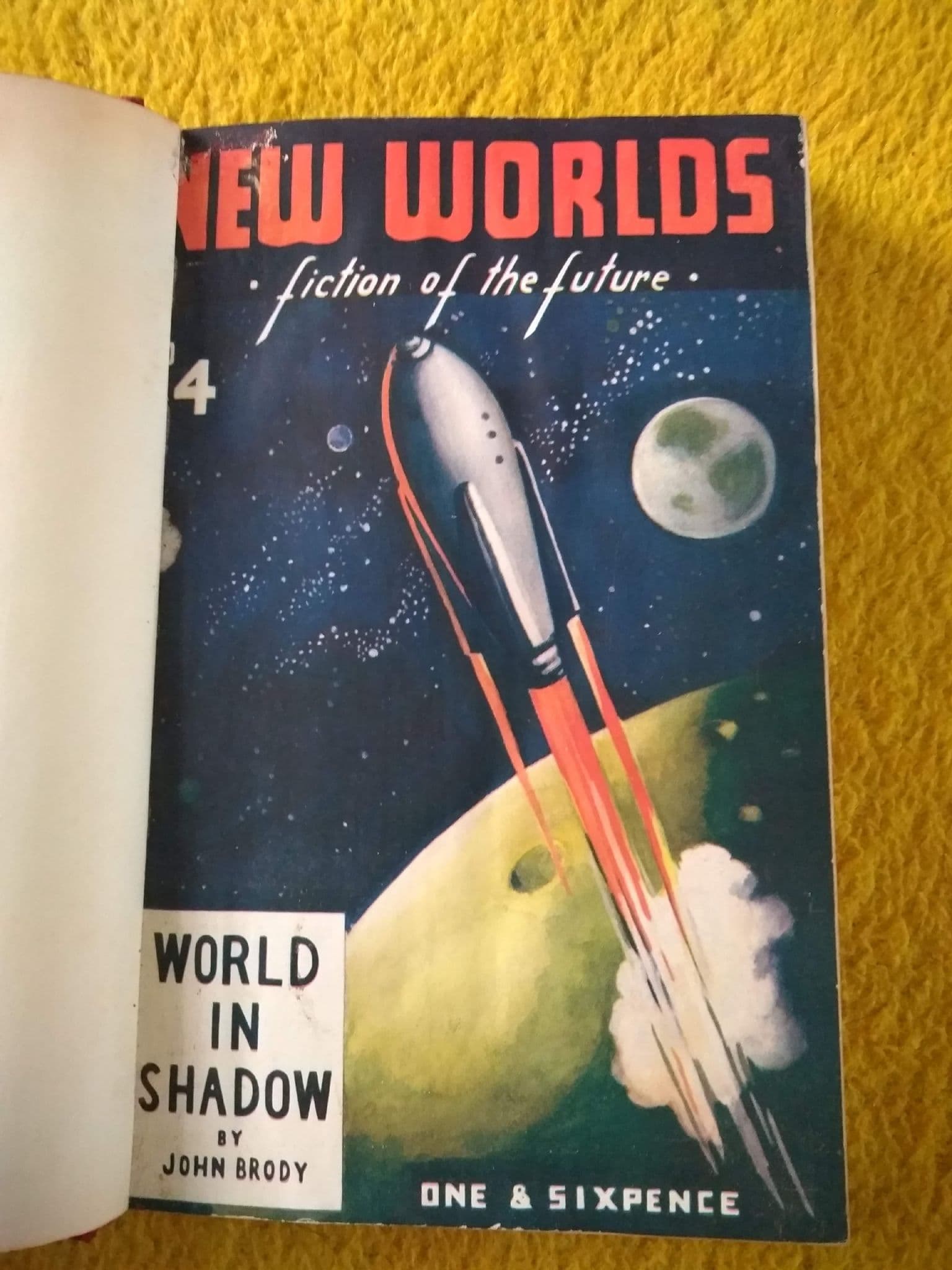 NEW WORLDS MAGAZINE 4 VOLUMES OWNED by John CARNELL