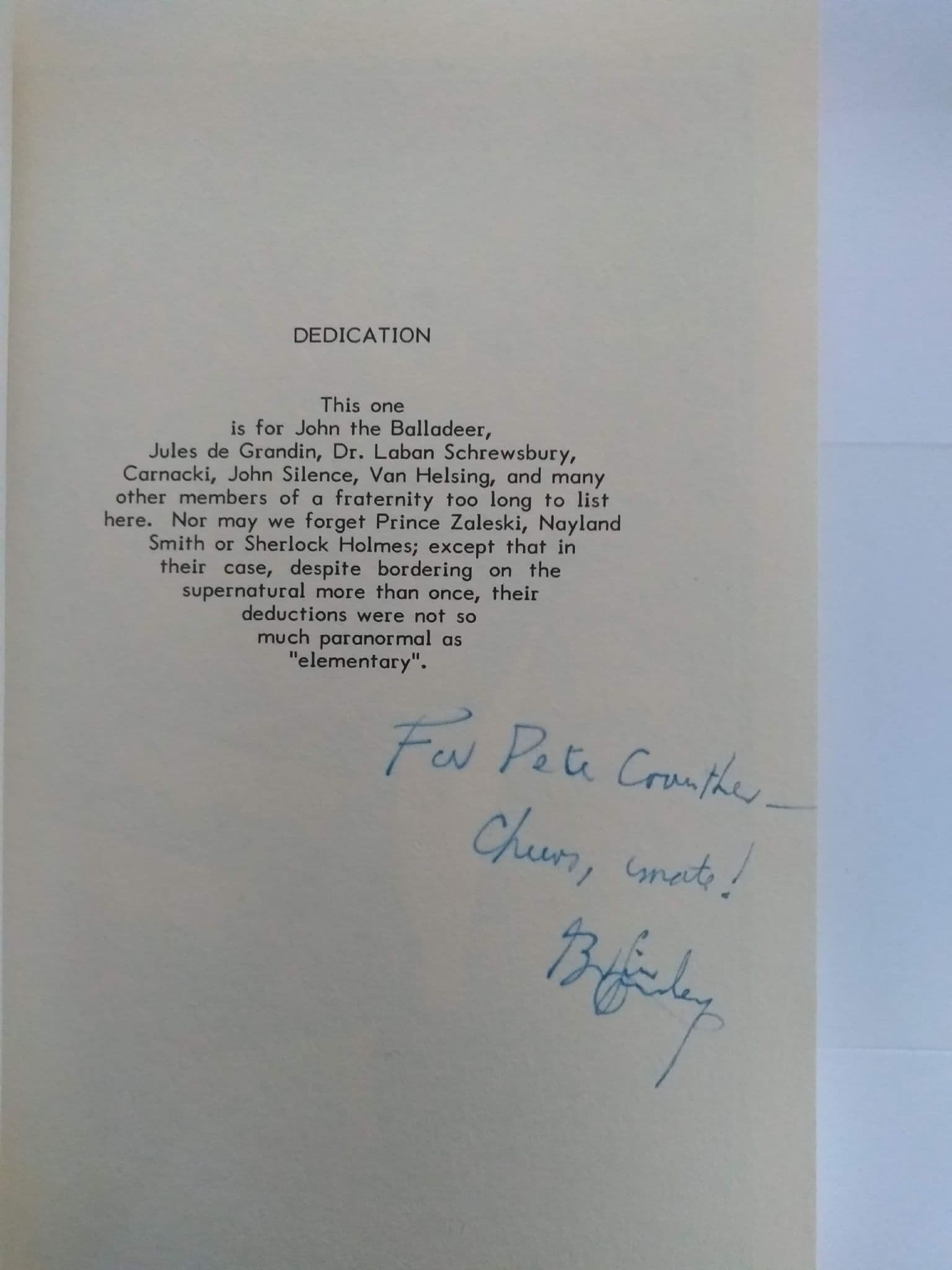 THE COMPLEAT CROW BY BRIAN LUMLEY SIGNED PAPERBACK