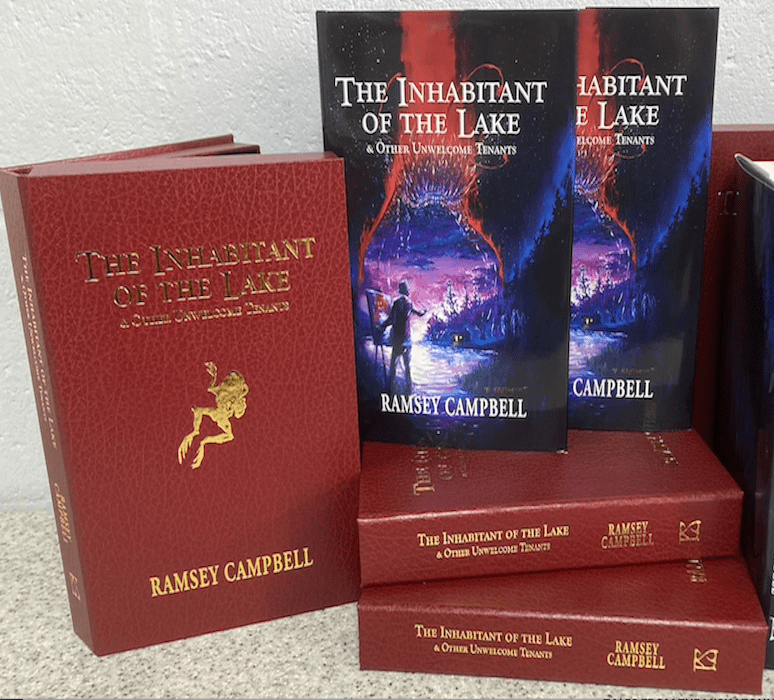 The Inhabitant of the Lake signed traycase by Ramsey Campbell PC COPY