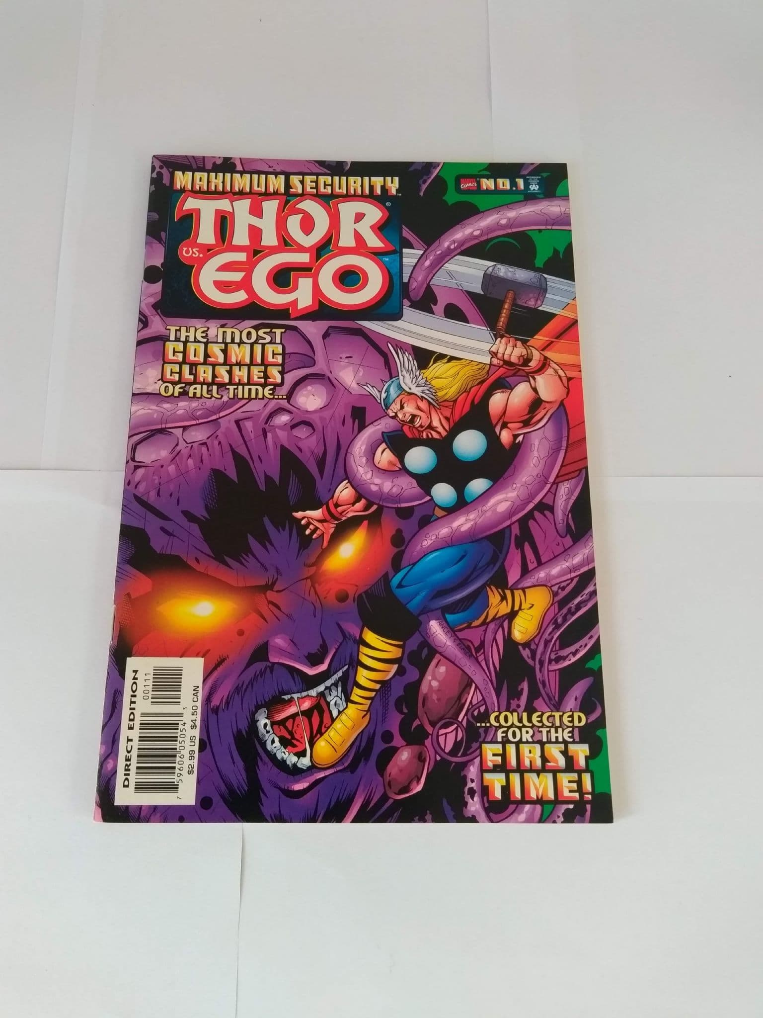 Thor vs Ego Maximum Strength No 1 November 2000