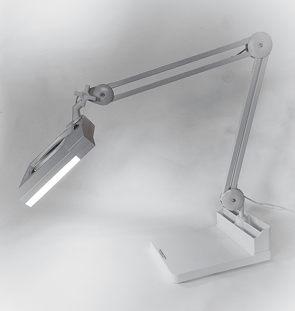 1 75X Long Reach Articulated Arm Desk Stand Daylight LED Magnifier ...