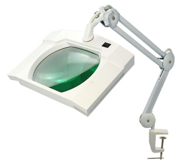1 75X Long Reach Articulated Arm G-Clamp Daylight LED Magnifier ...