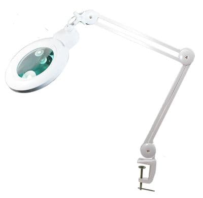 Table Mounted, Table Top, LED Illuminated Stand Magnifiers