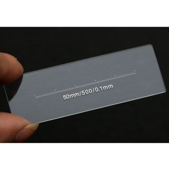 50mm/500 Divisions Calibration Slide Glass