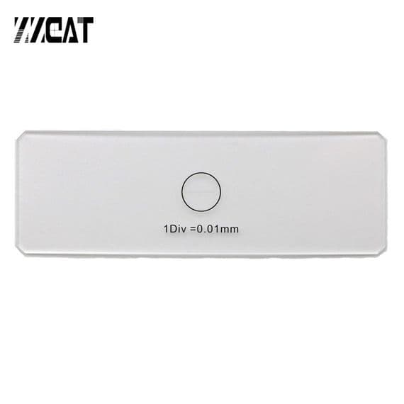 5mm/500 Divisions Calibration Slide Glass
