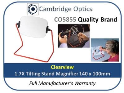 Table Mounted, Table Top, LED Illuminated Stand Magnifiers