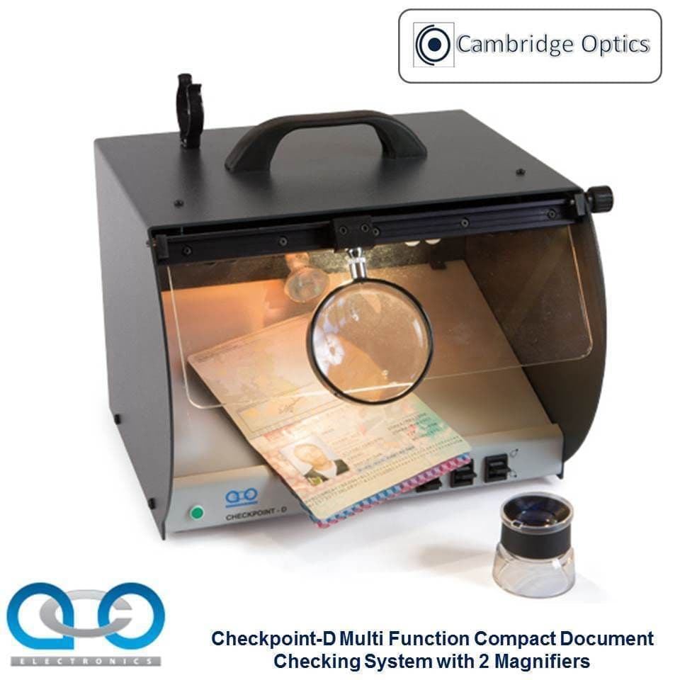 Compact UV Document Viewer Multi Function - Forgery Detection Border ...