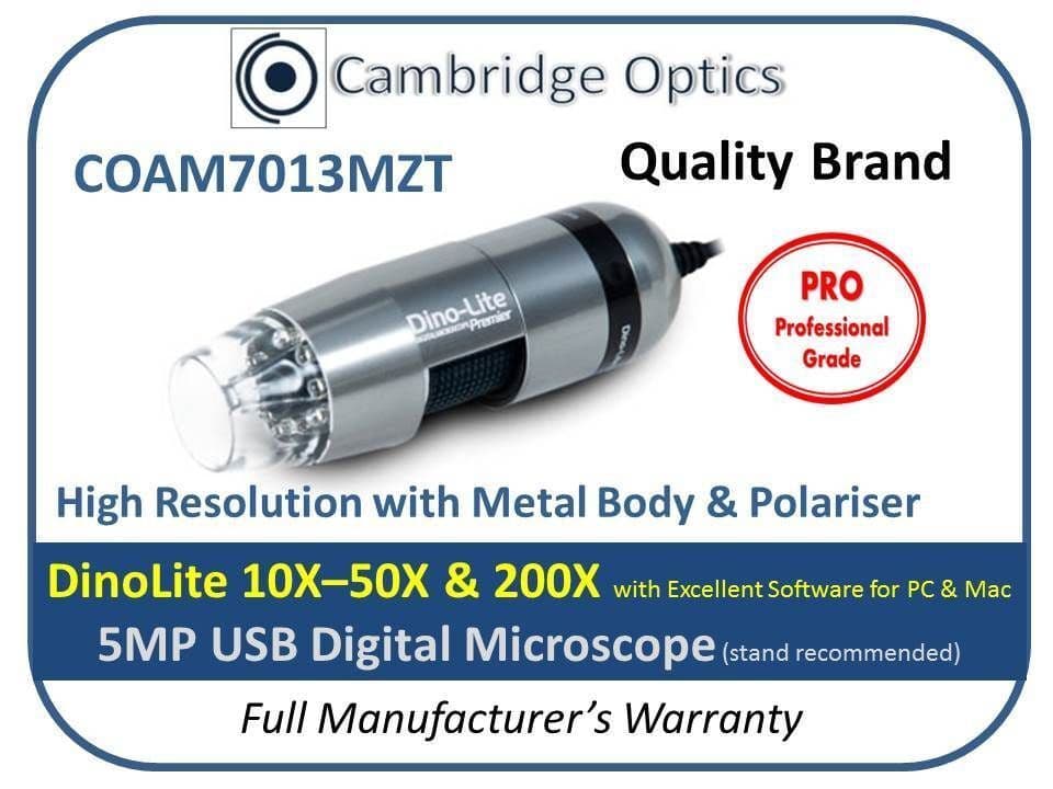 Digital Microscope 200X ALU POL PRO 5MP