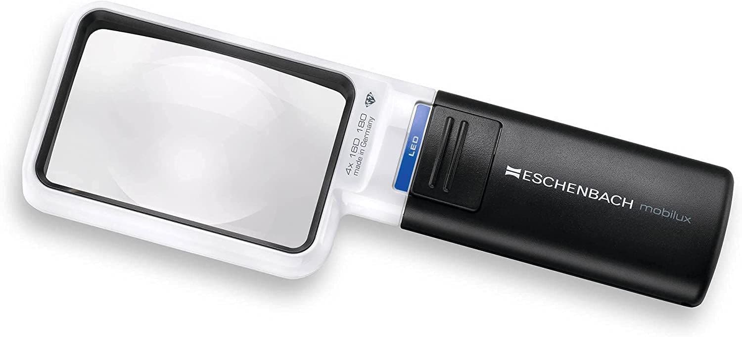 Eschenbach Mobilux 15114-1511001 LED Illuminated Handheld 4X Magnifier ...