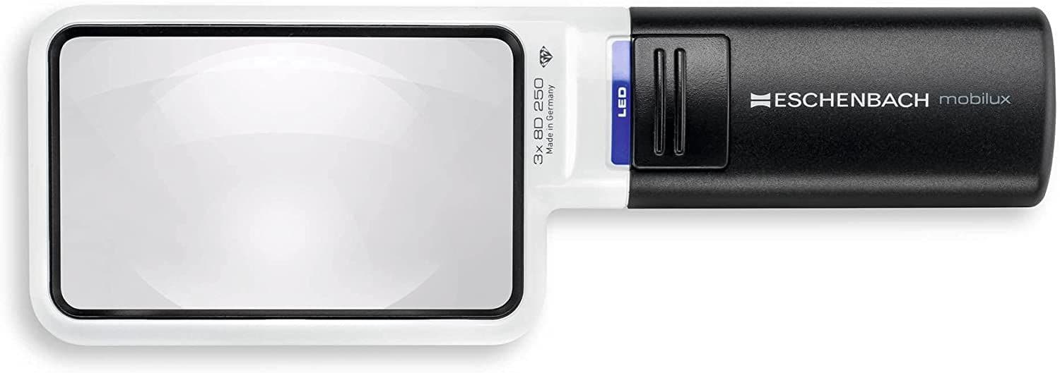Eschenbach Mobilux 15122 LED 3 x Magnifier HUGE 90 x 54 mm Lens