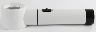 Handheld Magnifier with Light for Low Vision, illuminated Magnifier