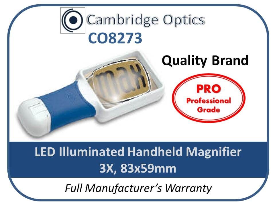 Illuminated Handheld Magnifier 3x Pro