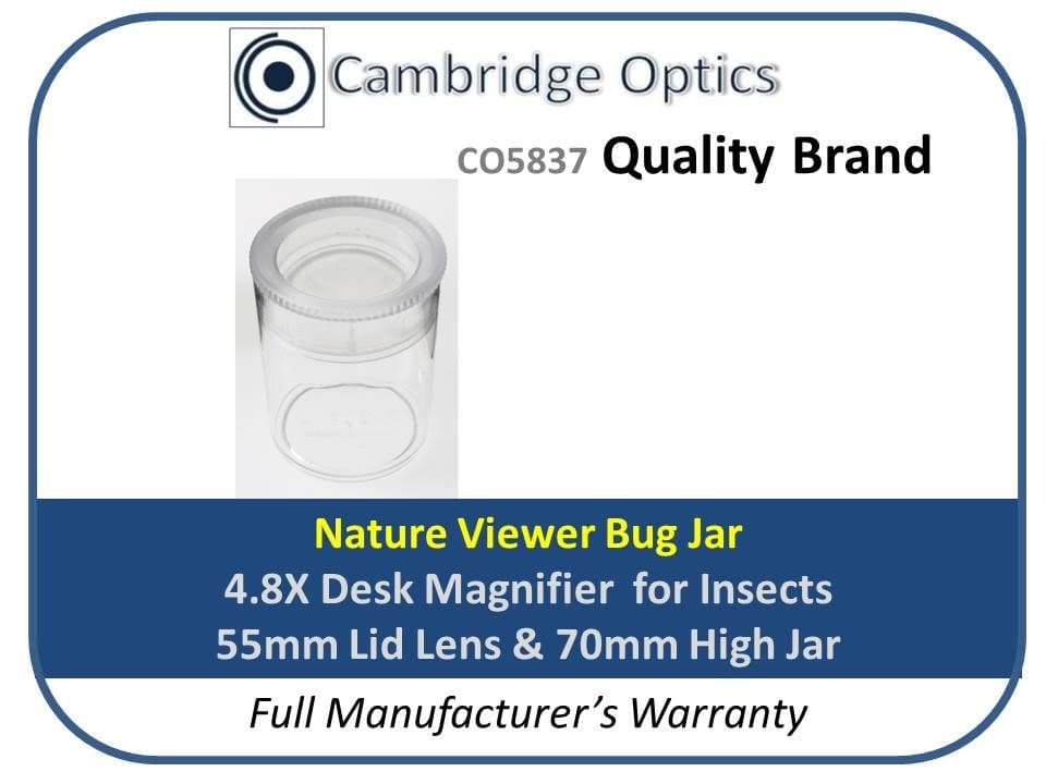 Nature Viewer Bug Jar Magnifier 4 8X 55mm Diam