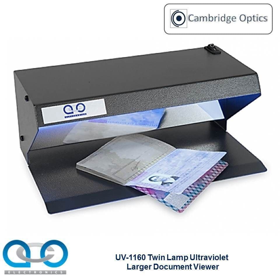 Twin Lamp Large Size UV Document Viewer 2 x 6 watt tubes - Forensic ...