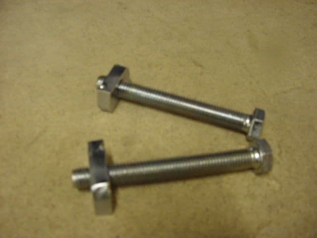 Barrel Adjusting Bolts & Wedge Nuts 4 Inch per pair