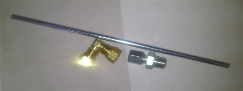 Bundy Tube with Fittings for Aga range cooker Oil Deep Well Burners