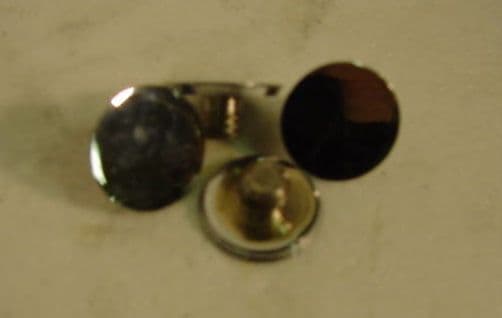 Chrome Hob Caps for Standard Aga range cooker Set of 4