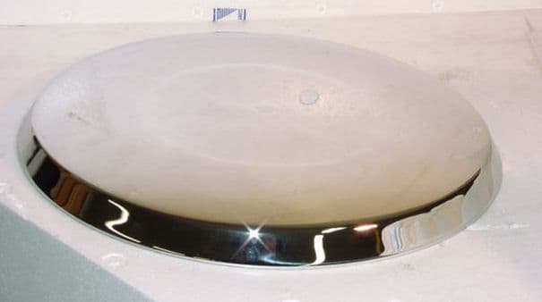 Chromed Dome Bolt On for all cast Aga range cooker dome bases