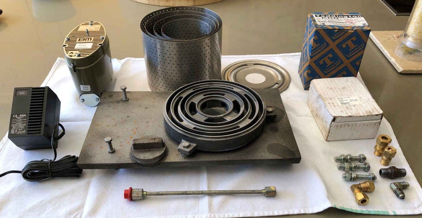 Complete Oil Aga Range Cooker Burner Parts Kit - Suits OC OCB OE 1960-2020