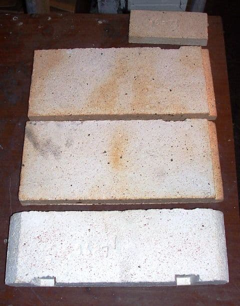 Permanent set 4 Firebricks for Rayburn Supreme Nouvelle 355SF