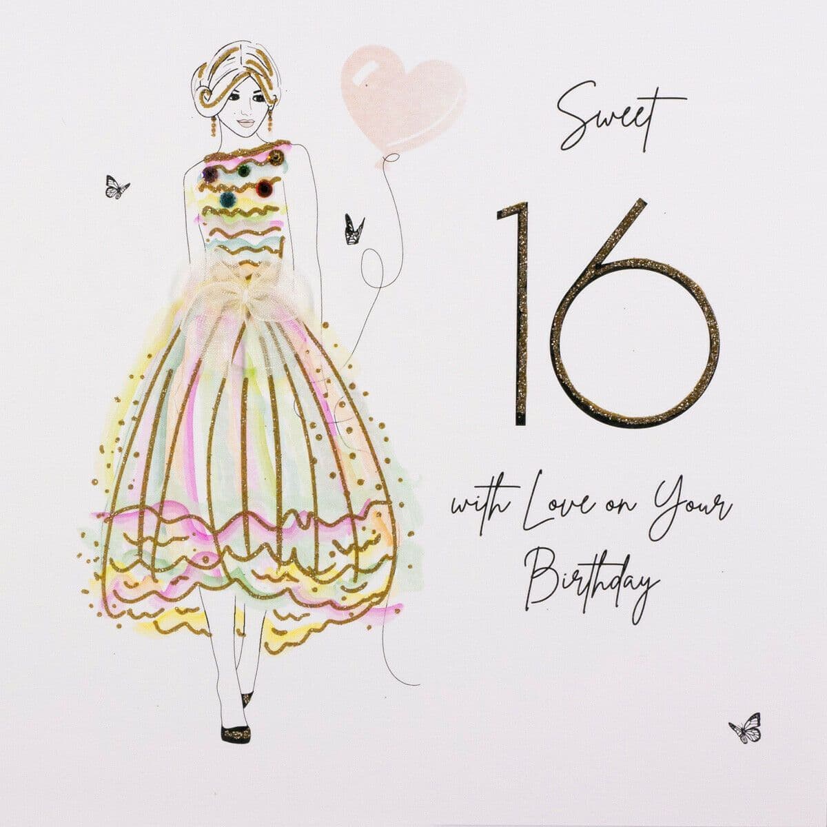Suite 16 Birthday Cards Handmade Teenage Girl Birthday Card, Sweet 16,