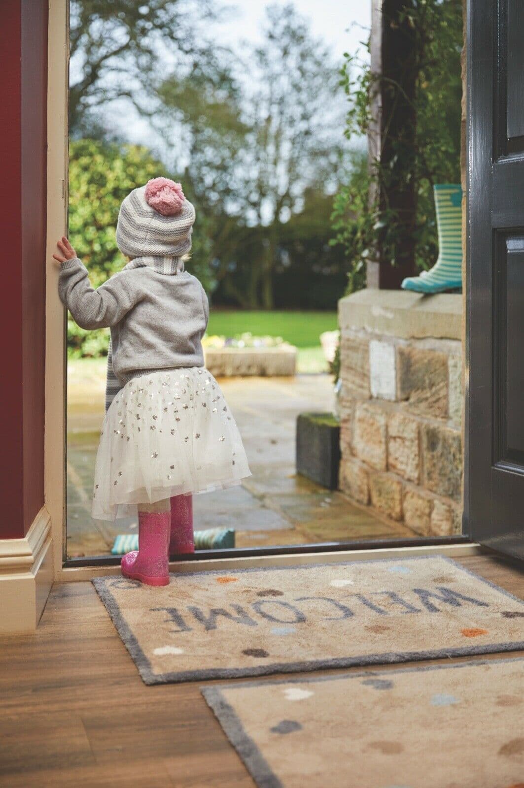 Superb Quality Eco-Friendly Fab Indoor Barrier Runner with Hearts Design