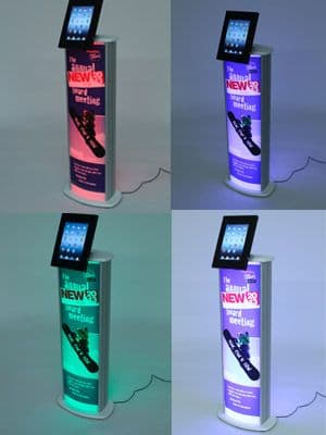 iPad Slimline Column Lightbox Counter is a fantastic illuminated option ...