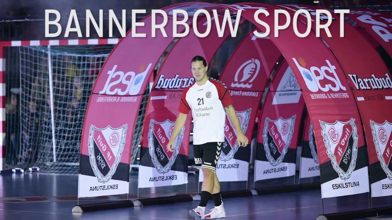 Bannerbow indoor event arch