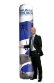 Inflatable Column and Tent shelter with optional printed branding in ...