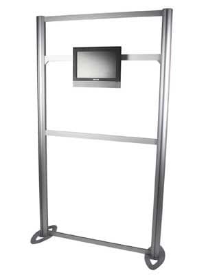Linear Display Stand Complete With Graphics