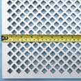 Nevada (small 10mm diamond) white faced perforated MDF screening panel ...