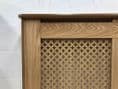 Oak Veneer radiator cover clear satin finish mini small medium large ...