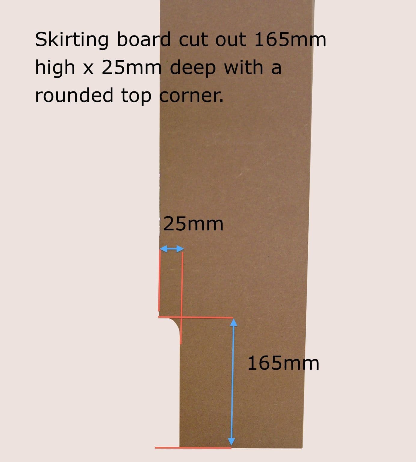 Radiator Cover made to measure and finish in untreated MDF with a ...