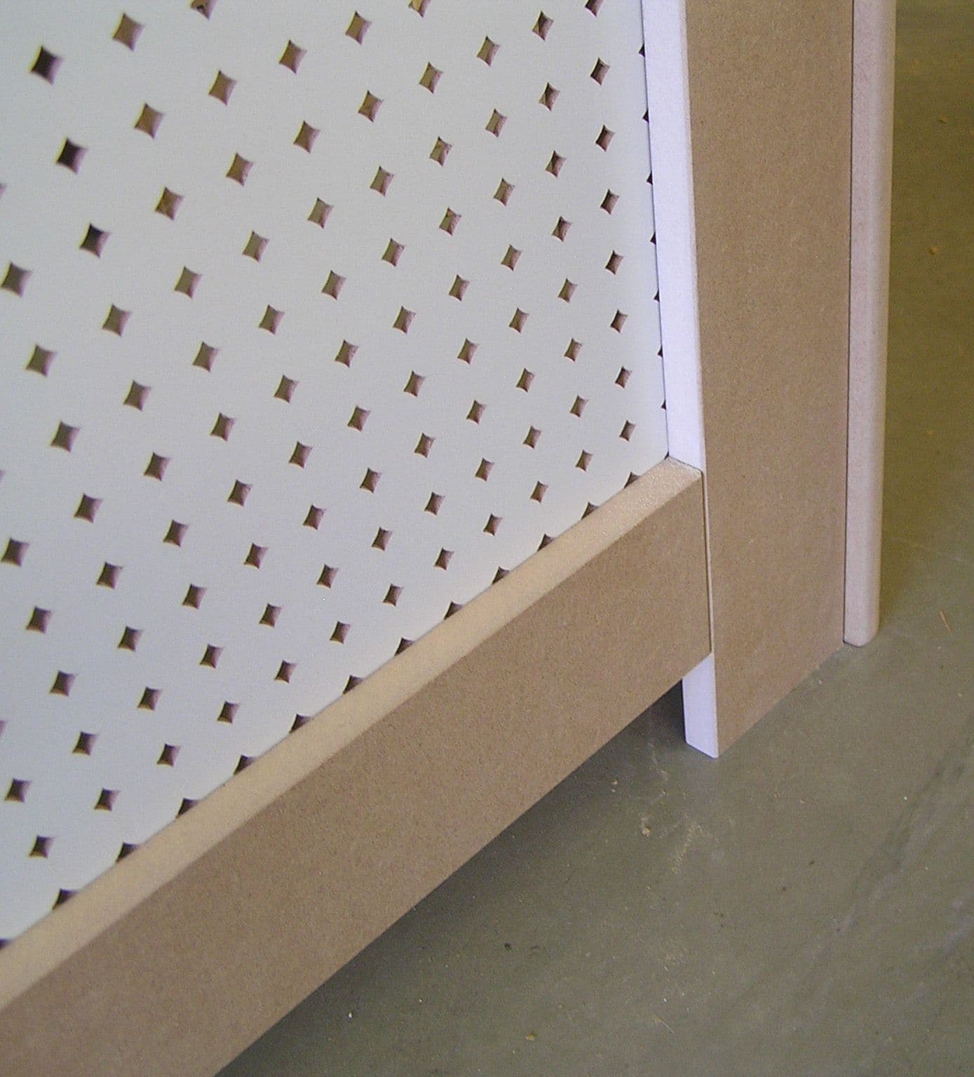 Radiator Cover made to measure and finish in untreated MDF with a ...