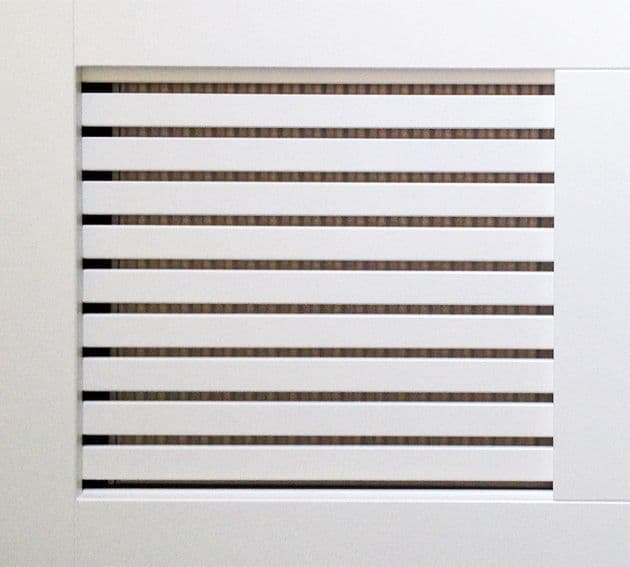 Radiator Cover made to measure and finish in untreated MDF with a ...