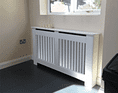 radiator cabinets satin white finish sizes of mini small medium large ...