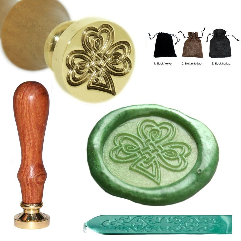 Irish Shamrock Wax Seal Stamp