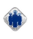 SILVER RECRUITMENT BADGE