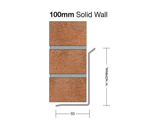 BIRTLEY LA 1200mm External Wall Single Leaf Steel Medium Duty Lintel LA ...