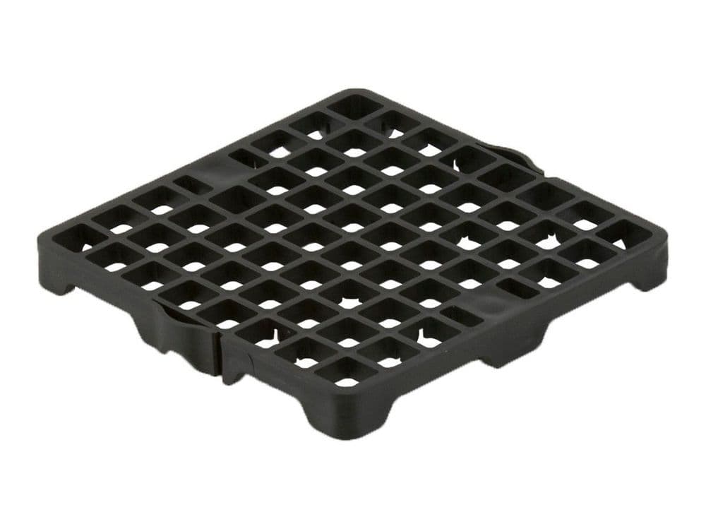 BRETT MARTIN 160mm Square Black Plastic Grid B9141