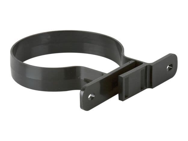 BRETT MARTIN Pushfit 110mm Soil Pipe Bracket Black BS407B