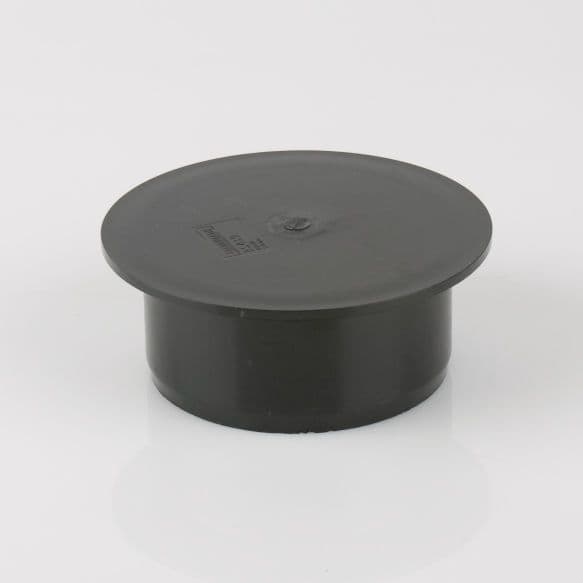 BRETT MARTIN Pushfit 110mm Soil Socket Plug Black BS439B
